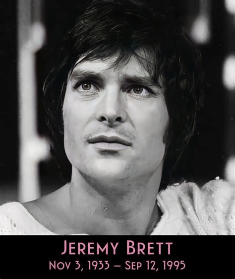 Pink Icons Jeremy Brett Is Best Know For His Ten Year Run
