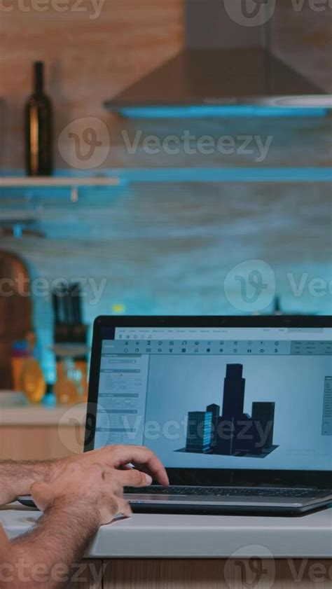 Engineer Constructor Designer Architect Creating New Component In Cad