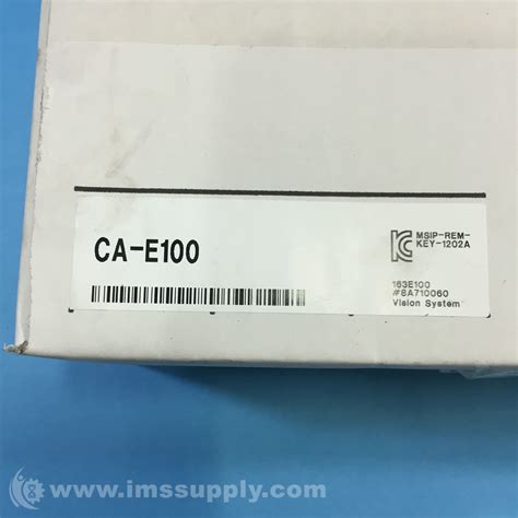 Keyence Ca E100 Input Unit For Area Camera Ims Supply