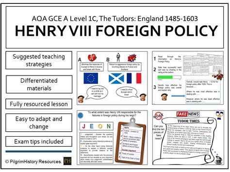 Henry Viiis Foreign Policy 15291547 War Diplomacy And Decline Aqa