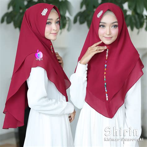 SHIRIN Khimar Swarovski by Apple Hijab (VIDEO SHIRIN)