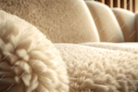 Premium Ai Image A Sofa Surface Texture