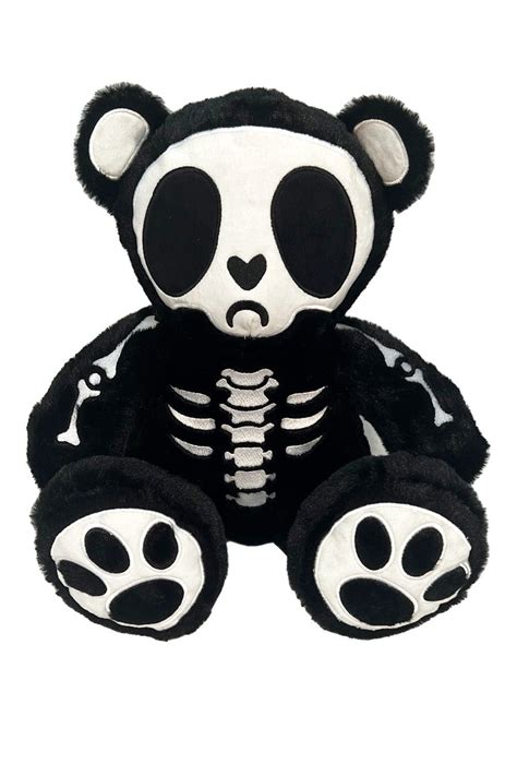 Grumpy Bones Bear Plush Toy Vampirefreaks