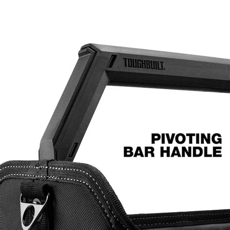 Toughbuilt Stacktech Black Polyester 18 In Tool Tote Tb B1 S 80c At