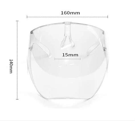 Clear Full Face Shield Glasses Frame Here Today Gone Tomorrow