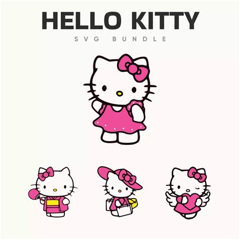 Hello Kitty Rode Strik Afbeelding