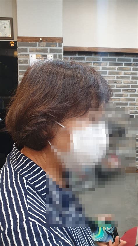젊어보이는 50대 60대 중년여성 헤어스타일 뿌리볼륨 아이롱펌 네이버 블로그