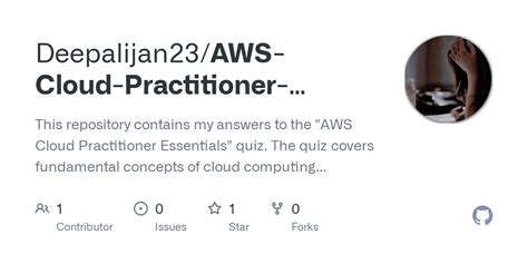 Aws Cloud Practitioner Essentials Module 11 Md At Main · Deepalijan23