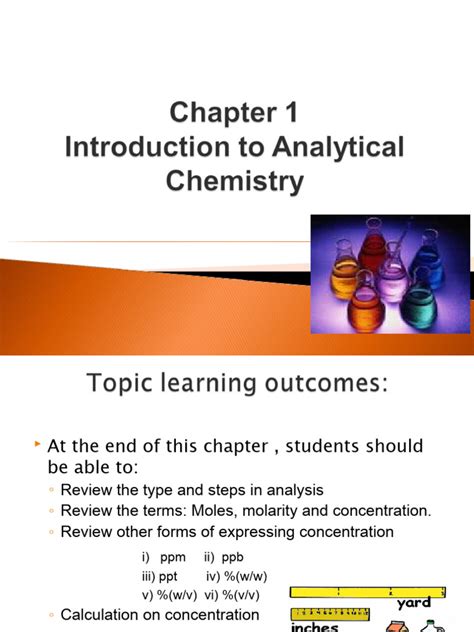 Chapter 1 Introduction To Ac 2020 4 Pdf Parts Per Notation Mass Concentration Chemistry
