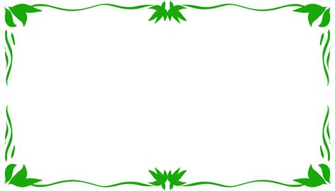 Green Color Abstract Illustration Background Frame Border Texture