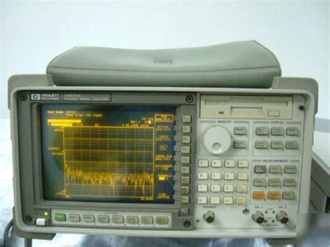 Agilent Hp 35670a Dynamic Signal Analyzer Wmanuals