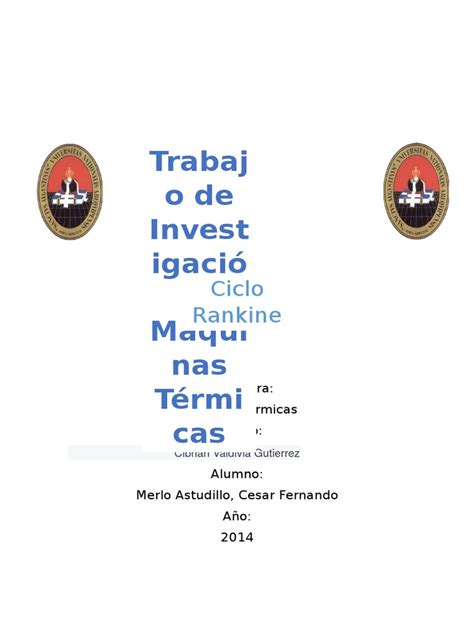 El Ciclo Rankine Ideal Regenerativo Pdf Agua Tecnología Energética