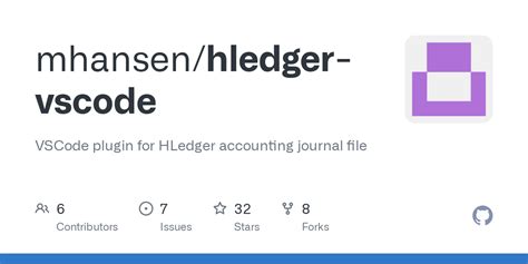 github mhansen hledger vscode vscode plugin for hledger accounting