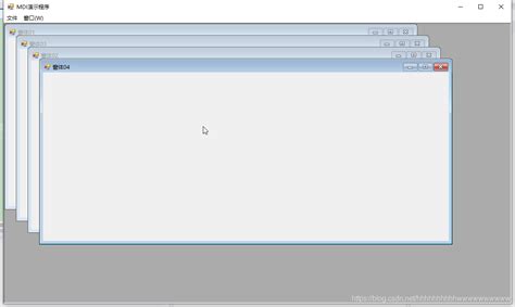 Winform——mdi窗体winform Mdi窗体 Csdn博客