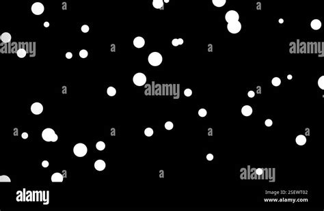 Digital Animation Of White Circles Representing Bubbles Moving Fast In Stock Video Footage Alamy