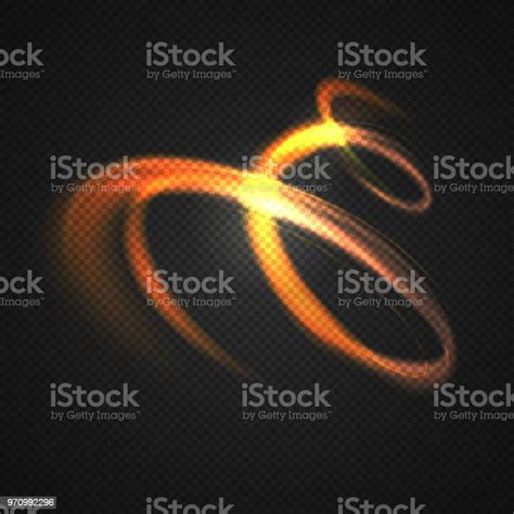 모션에서 네온 모호한 원입니다 곡선에 대한 스톡 벡터 아트 및 기타 이미지 곡선 나선형 날기 Istock