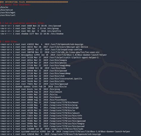 linux privilege escalation with linenum