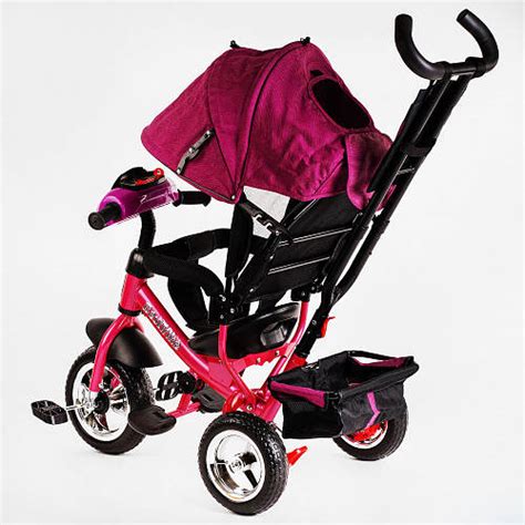 Велосипед-коляска 3-х колесная фара звук Best Trike 9.8 7.87 Pink ...