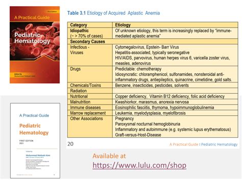 Etiology Of Acquired Aplastic Anemia Download Scientific Diagram