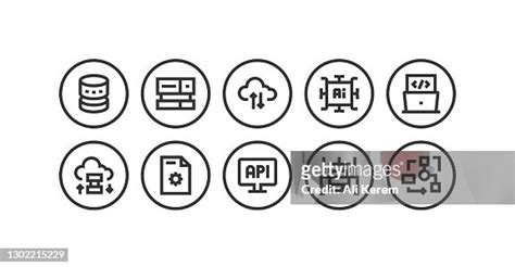 Data Analytics Aggregation Cloud Computing Artificial Intelligence Big Daga Icon Design High Res