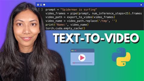 Easy Text To Video In Python Python Tutorial With Damo Vilab Model