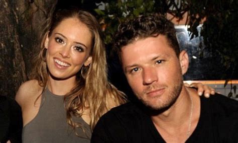 Ryan Phillippe Cuddles Fiancee Paulina Slagter While Out In Miami