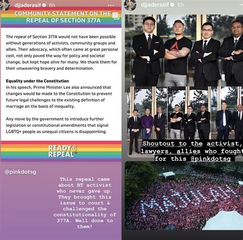 Love Wins Spore Celebrities And Personalities React To 377a Repeal