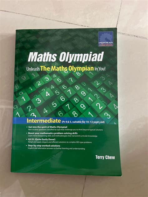 Maths Olympiad Intermediate Pro 4and5 Hobbies And Toys Books And Magazines Assessment Books On