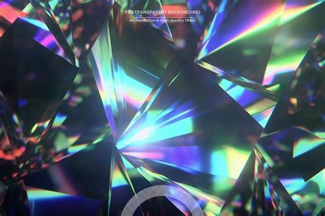 Premium Psd Two Cubic Prisms That Refract Light And Divide It Into A