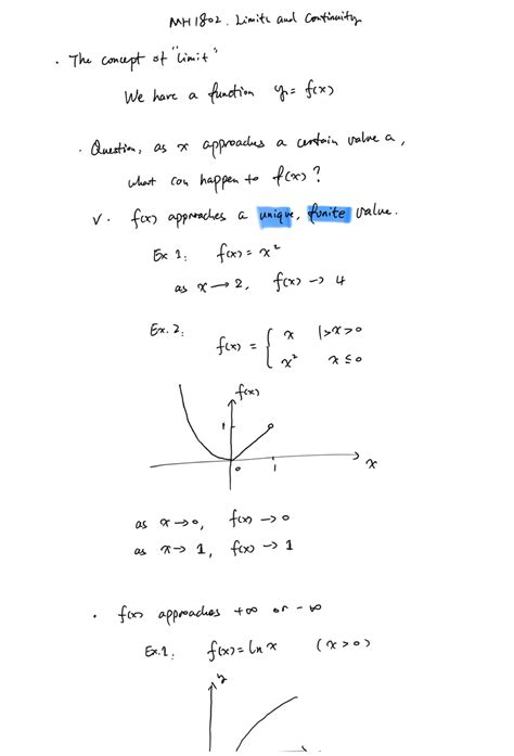 MH1802 Limits And Continuity MH1802 Studocu