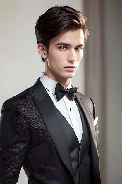 Premium Photo Man Tuxedo