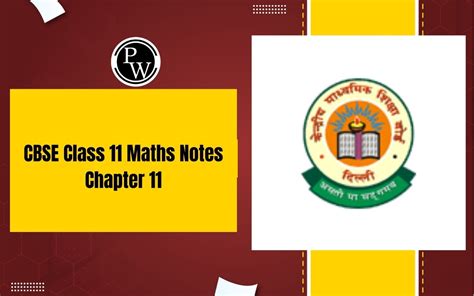 Cbse Class 11 Maths Notes Chapter 11 Conic Sections