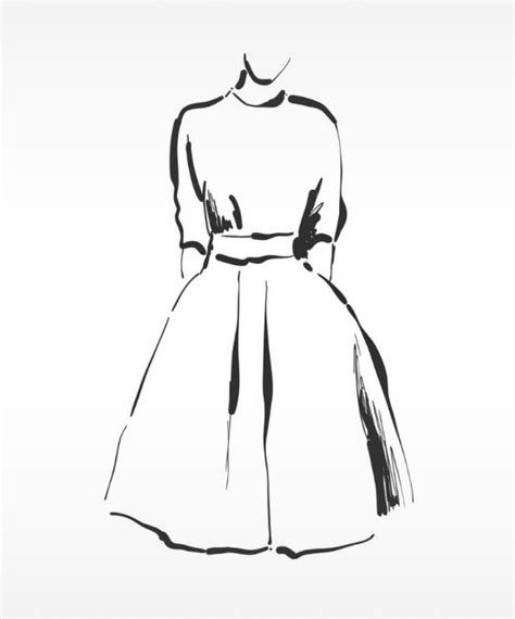 Платье рисунок карандашом легкий девушка 50 фото Рисунки для срисовки и не только