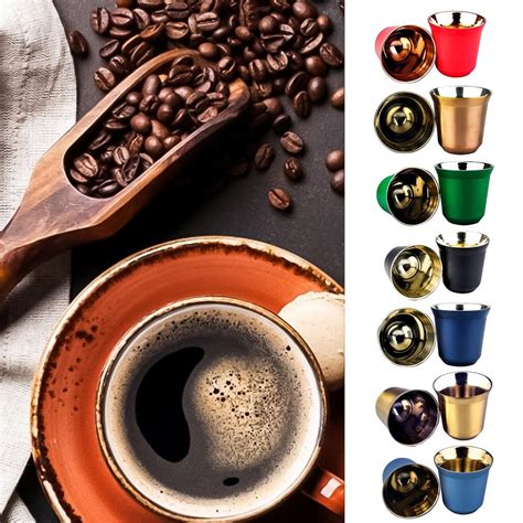 Double Wall Stainless Steel Espresso Cup Insulatio Vicedeal