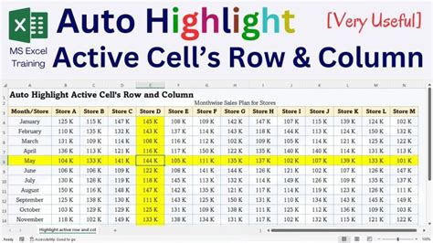 Learn Microsoft Excel On Linkedin How To Auto Highlight Selected Row