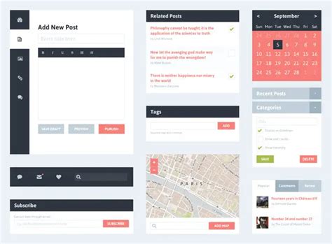 Free UI Kits Icons For Your Flat Web Designs