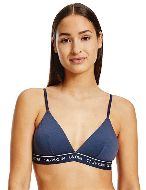 Calvin Klein Ck One Recycled Unlined Triangle Bra Belle Lingerie