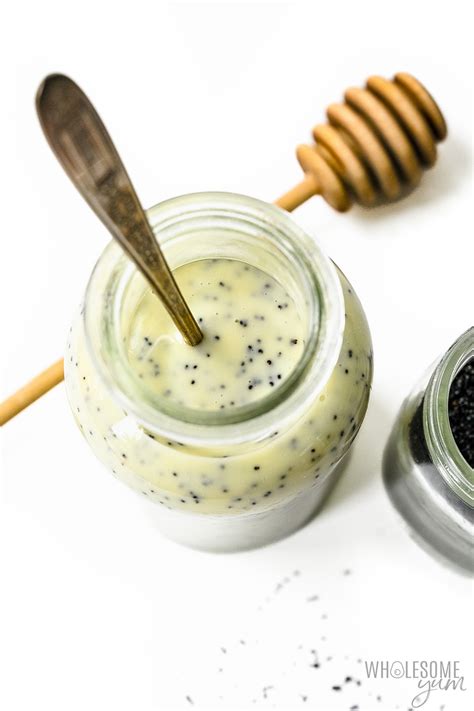 Poppy Seed Dressing Recipe 5 Minutes Wholesome Yum