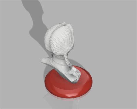 Archivo Stl Miércoles Busto・modelo De Impresión 3d Para Descargar・cults
