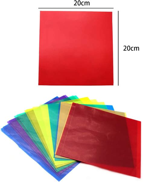 16 Pack Colored Overlays 20x20cm Correction Gel Nepal Ubuy