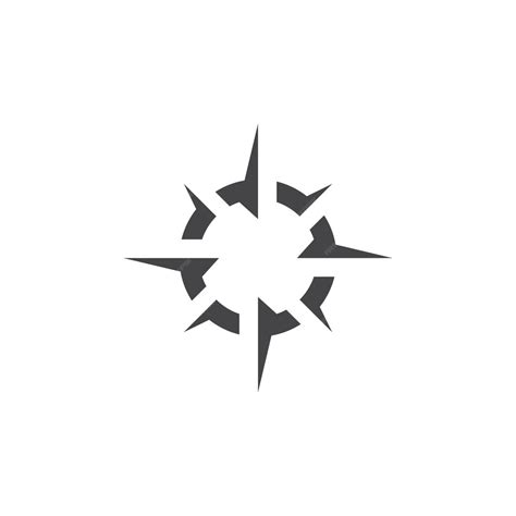 Premium Vector Compass Logo Template Vector Icon Illustration