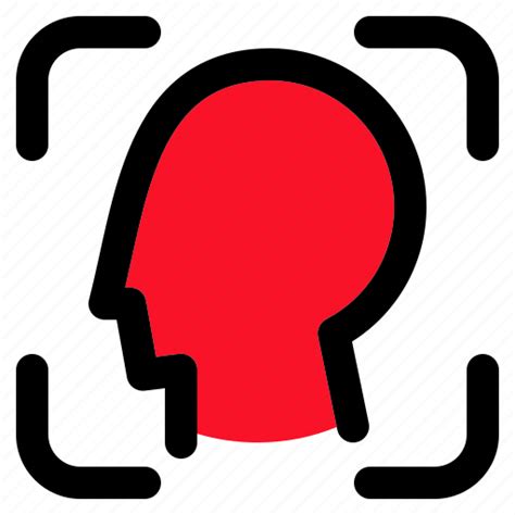 Face Scan Id Biometric Identification Facial Recognition Icon