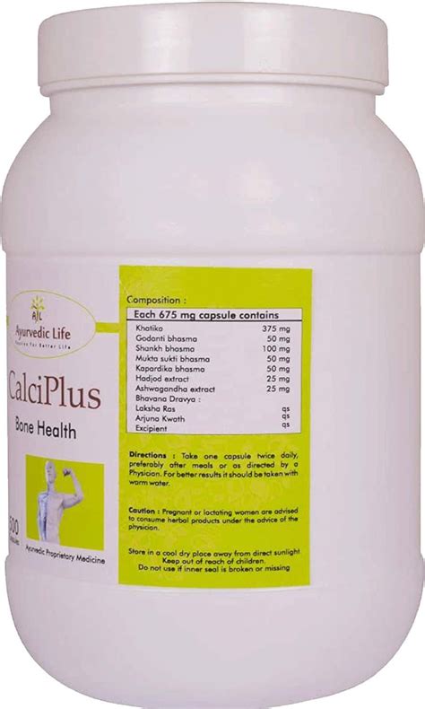 Buy Al Ayurvedic Life Calciplus 500 Capsules Online And Get Upto 60