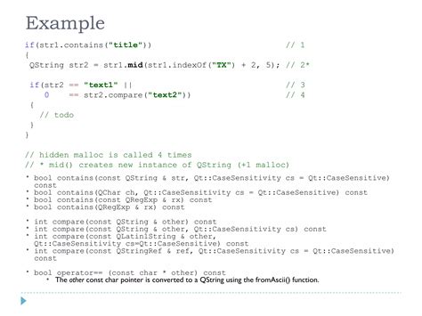 Using Qstring Effectively Ppt