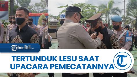 Aipda Al Oknum Polisi Yang Selingkuh Dengan Istri Tni Tertunduk Lesu
