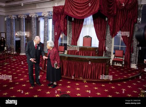 United States Senator Chuck Grassley Republican Of Iowa Talks With