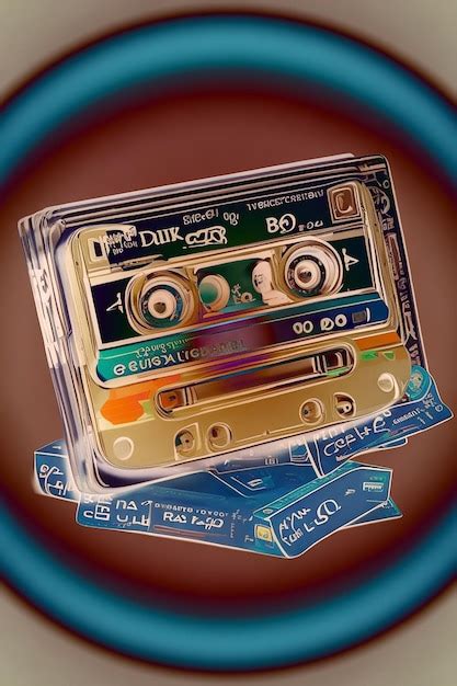 Premium AI Image | Closeup of A 90s nostalgia cassette