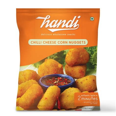 Chilli Cheese Corn Nuggets 450gm Handi Jitco