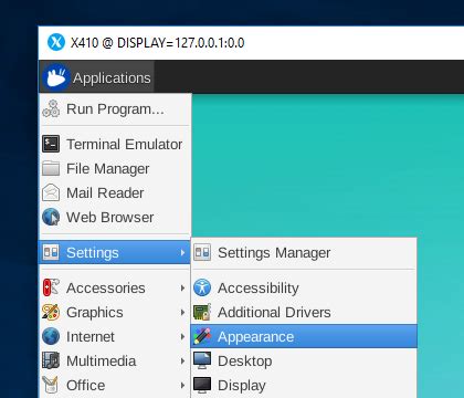 Setting The Theme For Linux GUI Apps Windowed Apps Mode X Dev