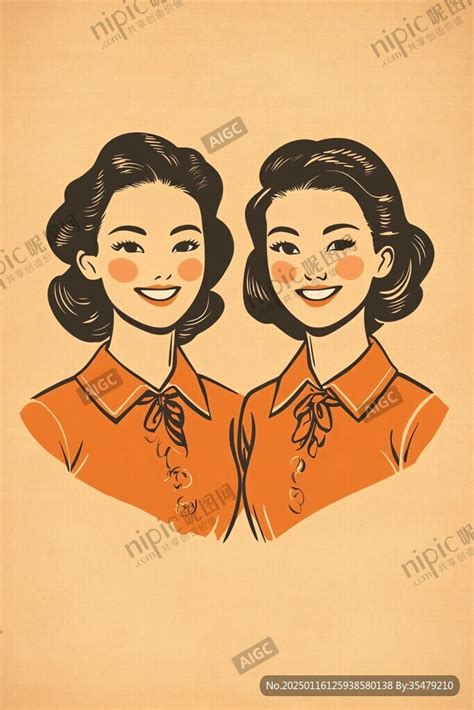 Ai创作图闺蜜插画图案 年代人物插画 复古人物头像插画 复古人物素材 复古风美女插画 母女俩素材 卡通妈妈姐姐形像设计 卡通年代人物 扁平风插画闺蜜女孩 旗袍女人插画 复古旗袍插画 知青插画